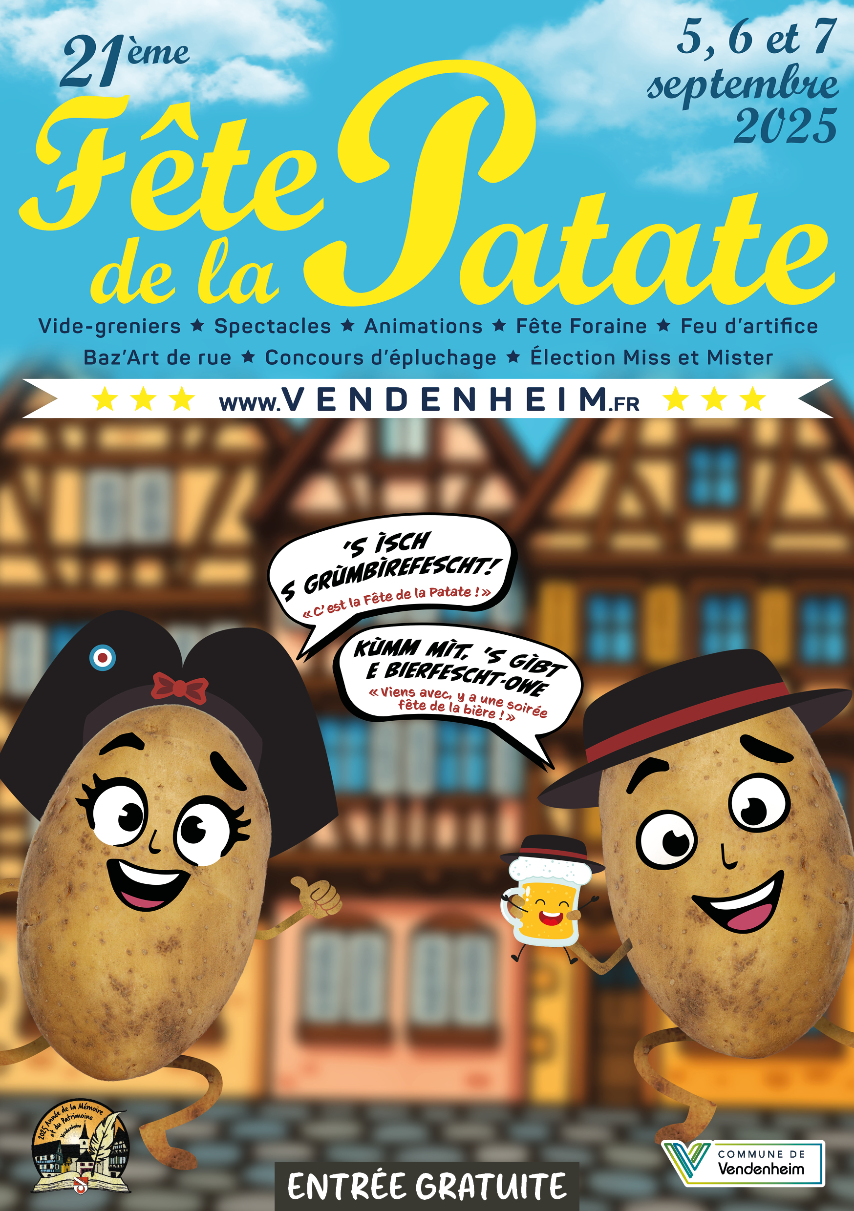 FÊTE DE LA PATATE 2025 - Vendenheim